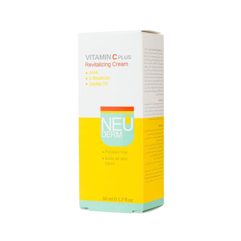 کرم روشن کننده ویتامین سی پلاس نئودرم حجم ۵۰ میلی لیتر - بانو کالا